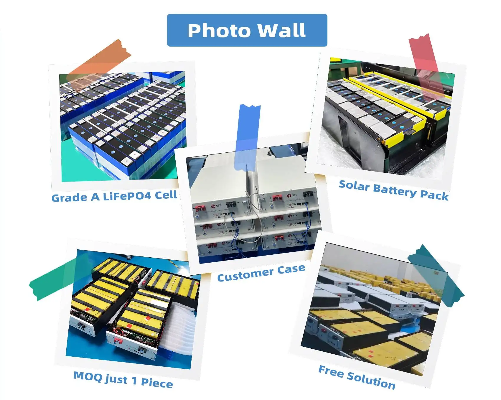 Stackable Modular Battery Lithium Ion Lifepo4 12V 24V 48V 100AH 200AH ...