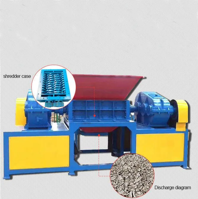Dete Portable Mobile Tire Shredder Machine - High Efficiency