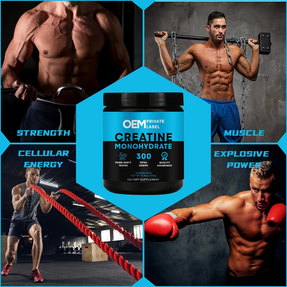 Private Label Creatine Monohydrate Powder - 99% Pure