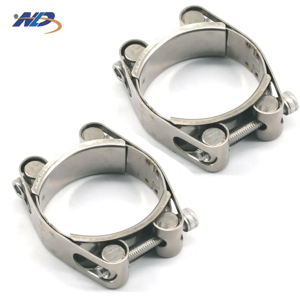 Heavy Duty Stainless Steel Power Lock Hose Clamp Single Double Bolt ...