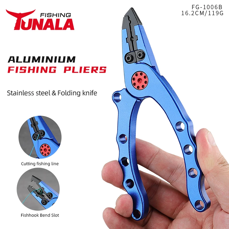 Aluminium Alloy Forceps Cutter Fisherman Lure Braid Lanyard Cutters ...