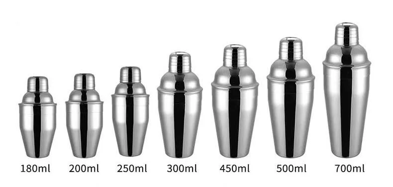 304 Stainless Steel Two-section 650ml Cocktail Shaker Not Easily Broken Dual-mesh Design - Buy ...