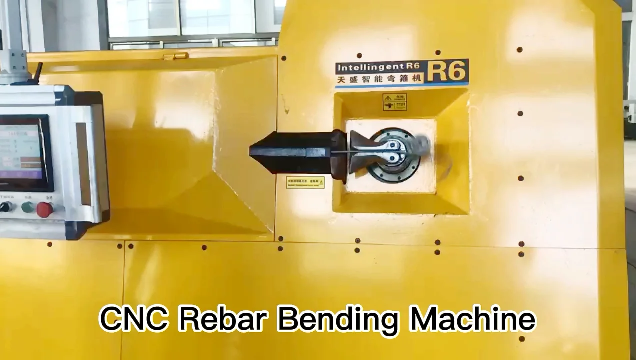 4-10mm Cnc Baja Kawat Behel Penyok/besi Rebar Stirrup Bending Machine ...
