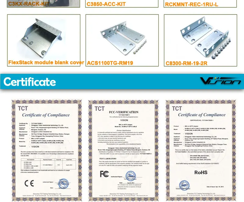 Rack Mounting Tray C9800L-RMNT for C9800-L-F-K9 & C9800-L-C-K9