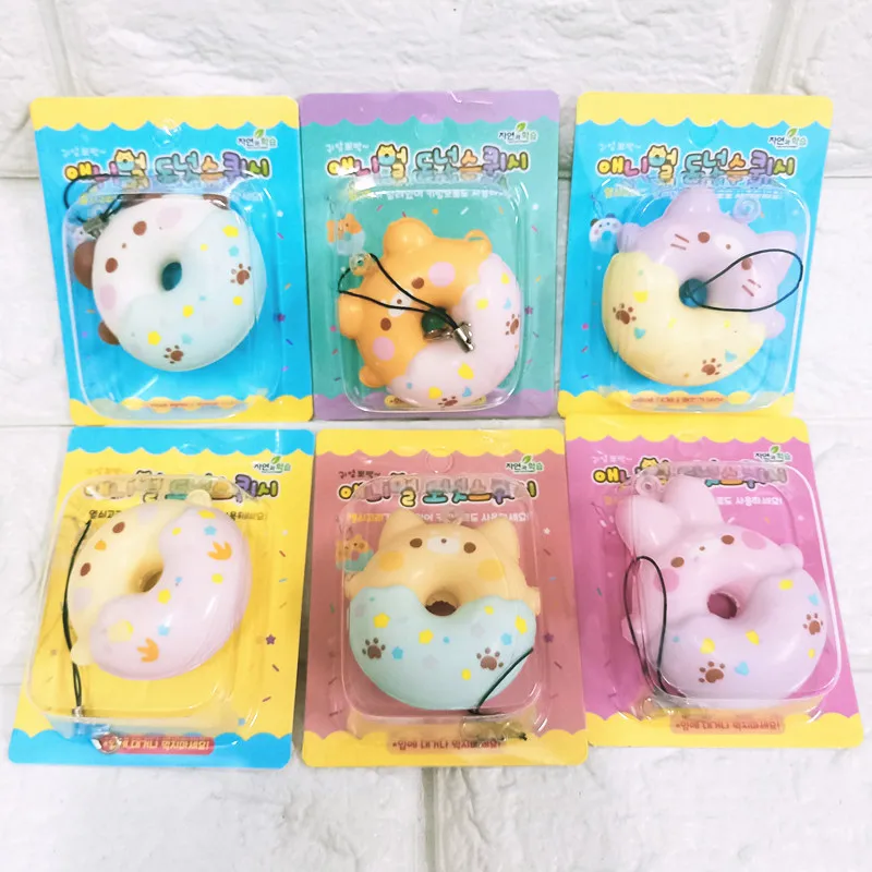 Trendy Stress Relieve Soft Pu Toys Slow Rising Full Printed Squeeze ...