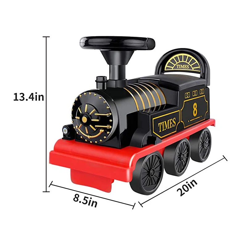 Retro Electric Train Set for Adults with Music & Light