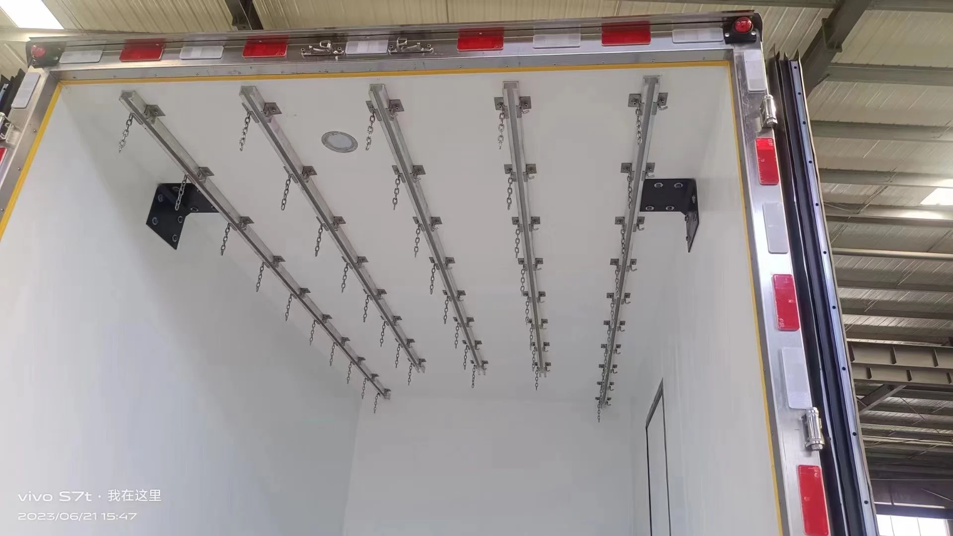 Ckd Transport Vegetable Insulated Sandwich Panel Cargo Refrigerator ...