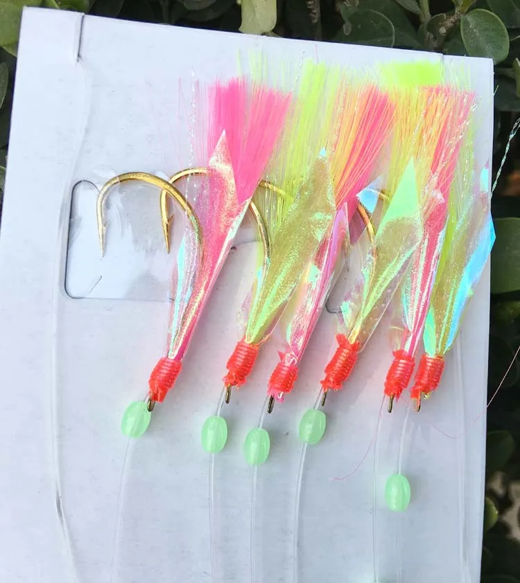 Bright Skin Biomimetic Red Green Biomimetic String Hook Dual Color 6 ...