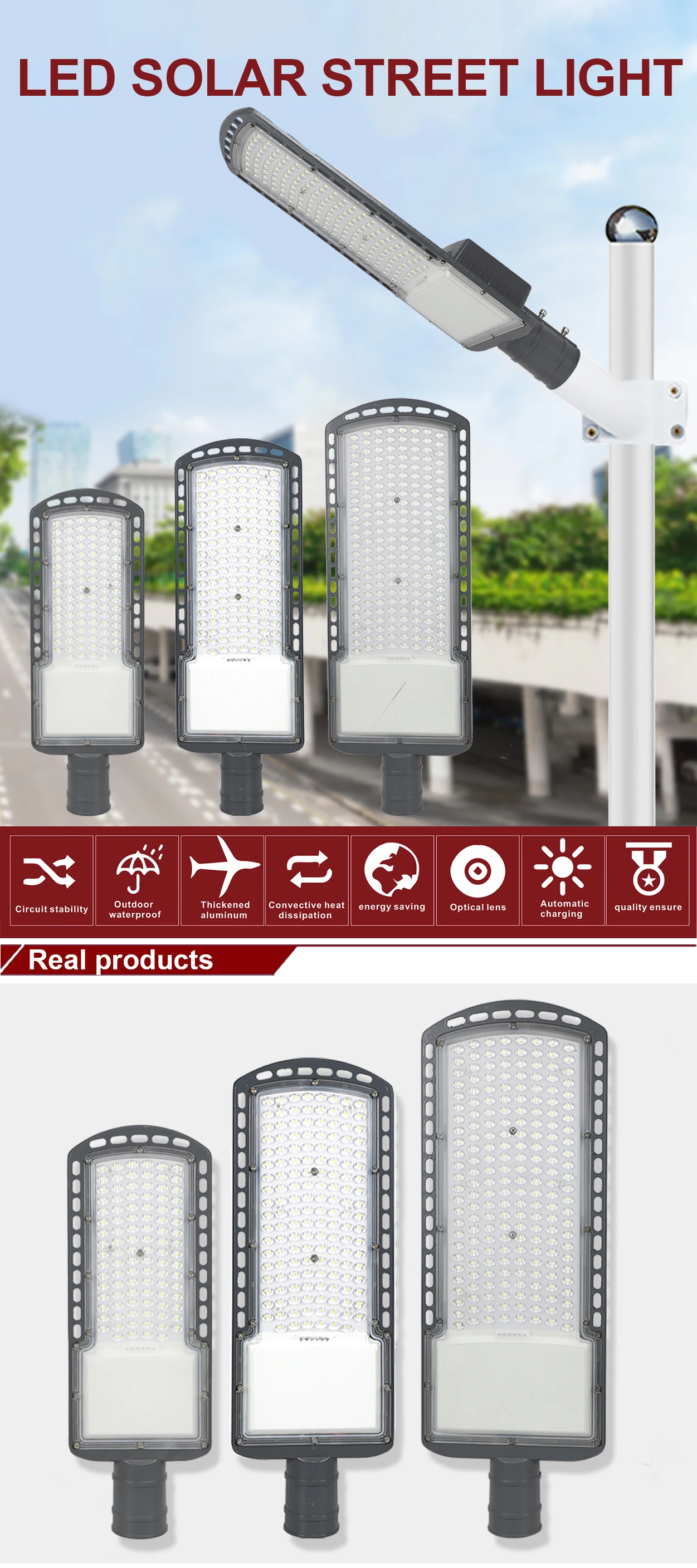 High Power SMD Streetlights Highway Pathway Waterproof Outdoor IP65 ...