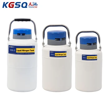 Artificial Insemination Liquid Nitrogen Container 3l Small Cattle Semen Tank 3 Liter Cryogenic ...