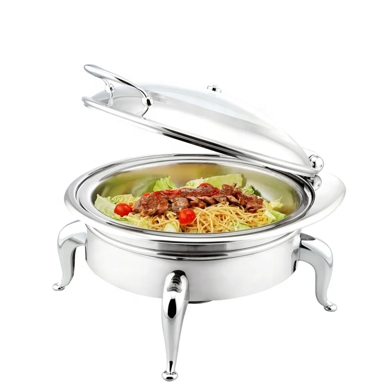 Sunnex Geona Series Round Buffet Serving Fuel Heating Chafer 6.8l ...