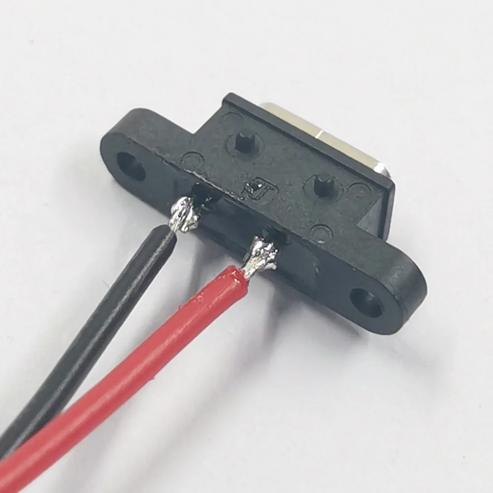Usb Type C Waterproof Connector Welding Wire Female Socket High Current ...