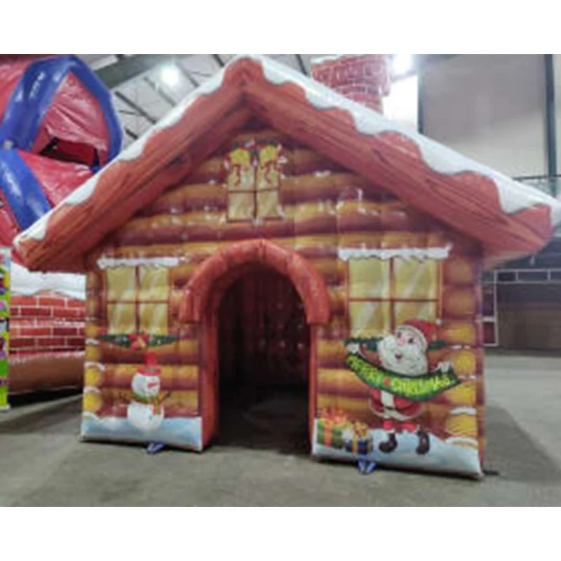 Commercial Outdoor Christmas Party Tent Customize Inflatable Santa ...