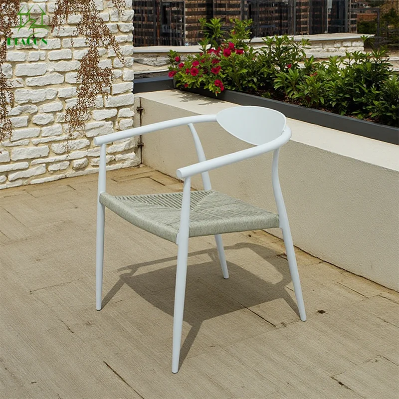 Patio Stackable Modern Luxury Aluminum Furniture Rattan Wicker Seat ...