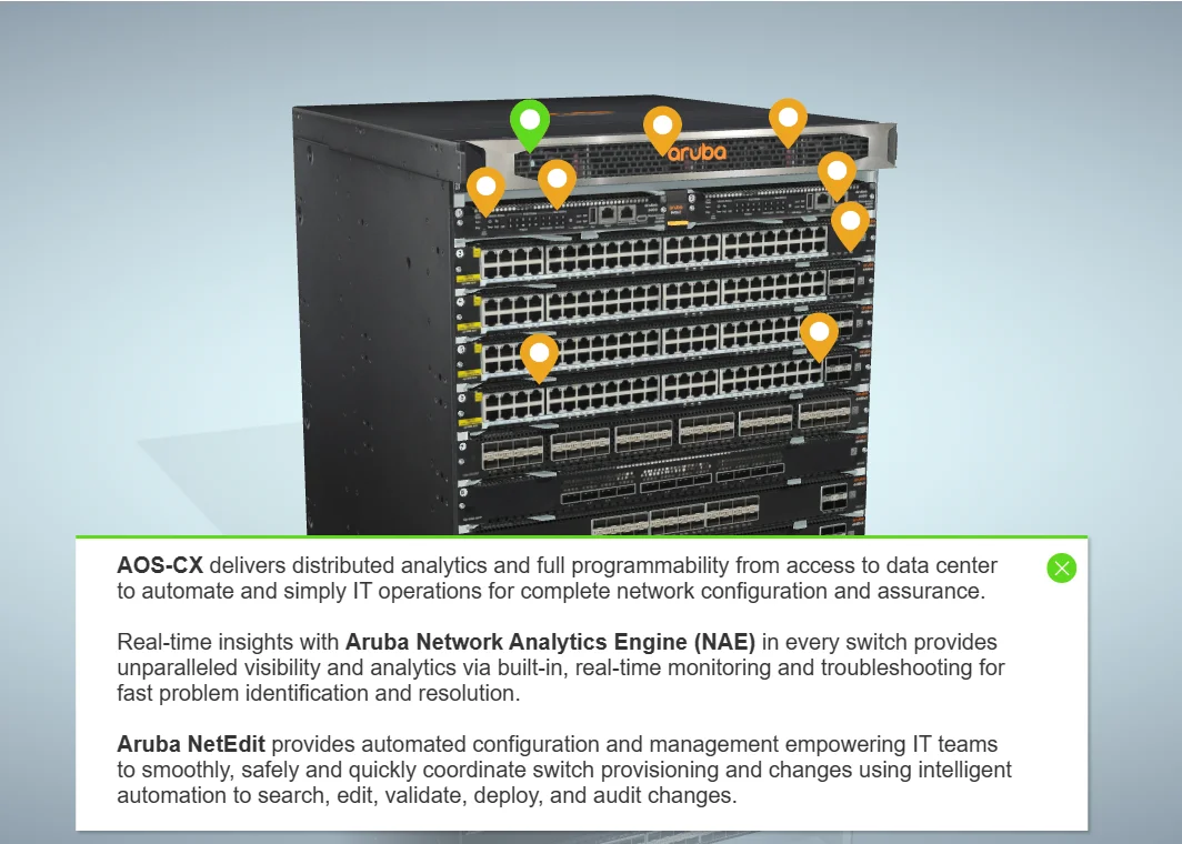 HPE Aruba Networking CX 6400 Switch Series - High Speed & Reliable
