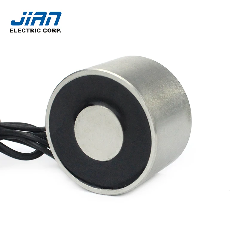 12v Dc Jsp-4026 Industrial Small Electrical Holding Magnet Round ...