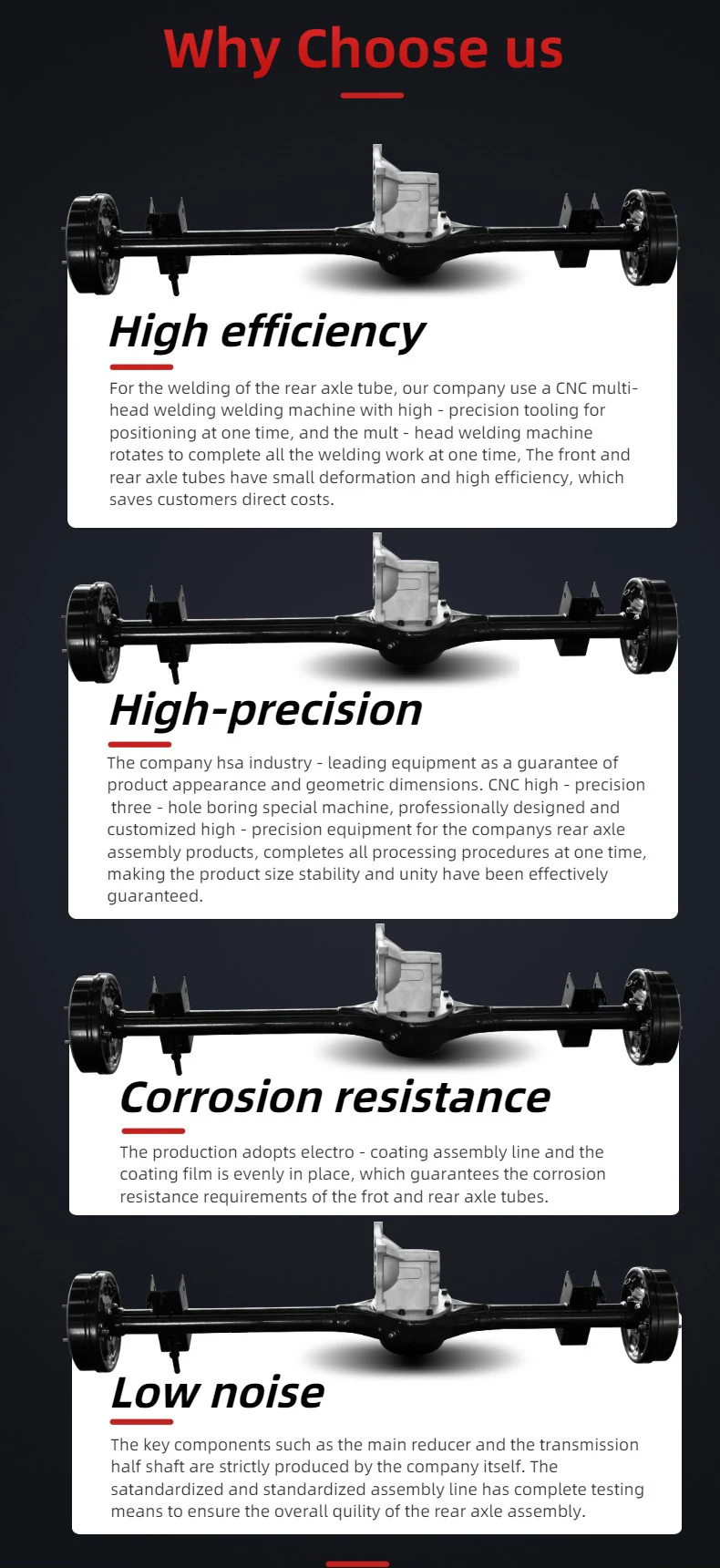 Electric 3 Wheels Car Integral Rear Axle Differential With Gearbox ...