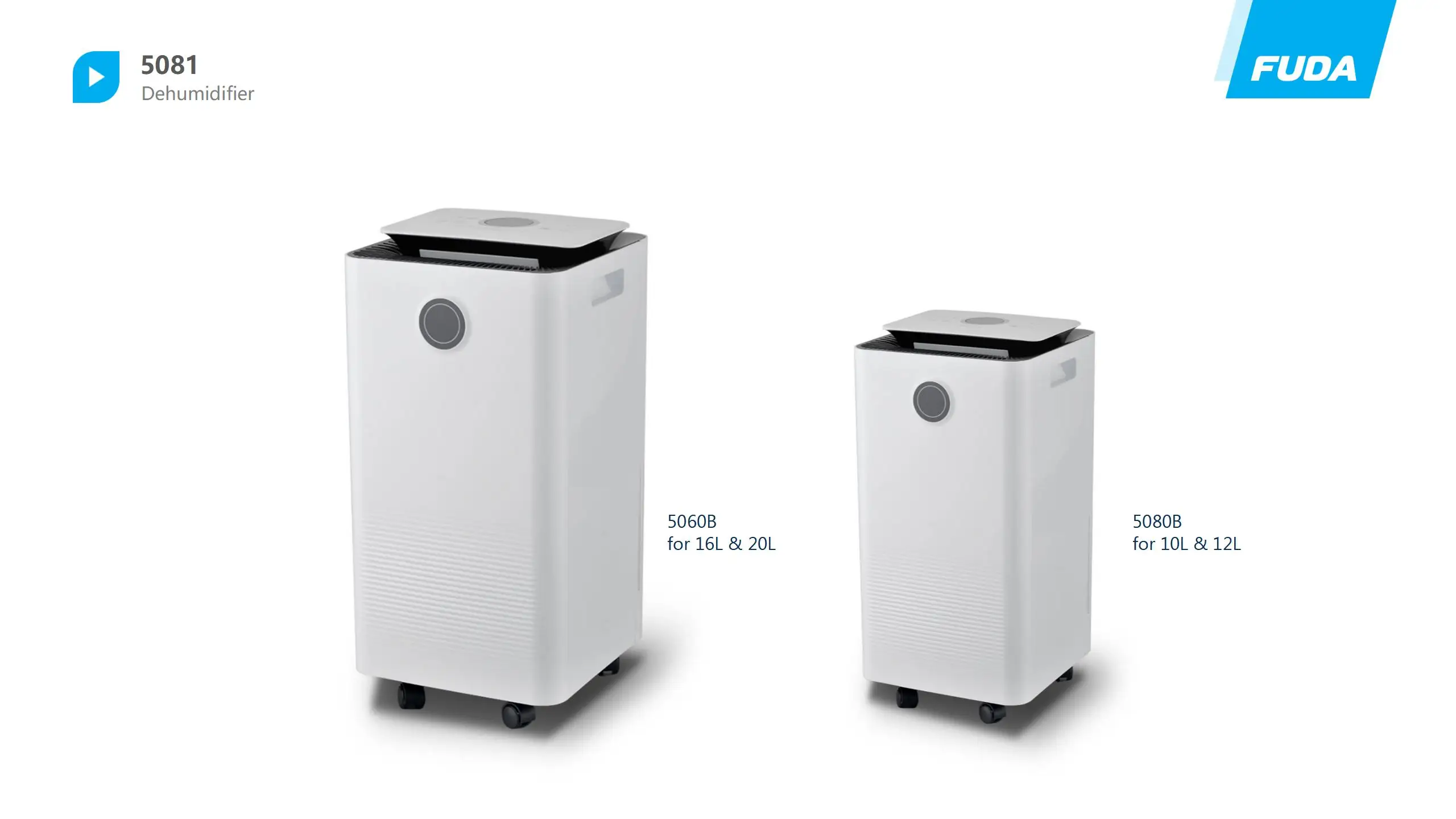 Fuda 20L Portable Air Dehumidifier - Smart & Efficient