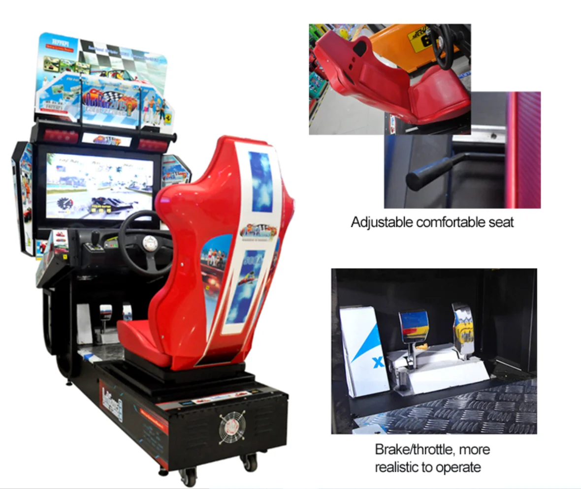 Dreamland Hot Sale Coin Operated Single Car Game Machine HD Outrun ...