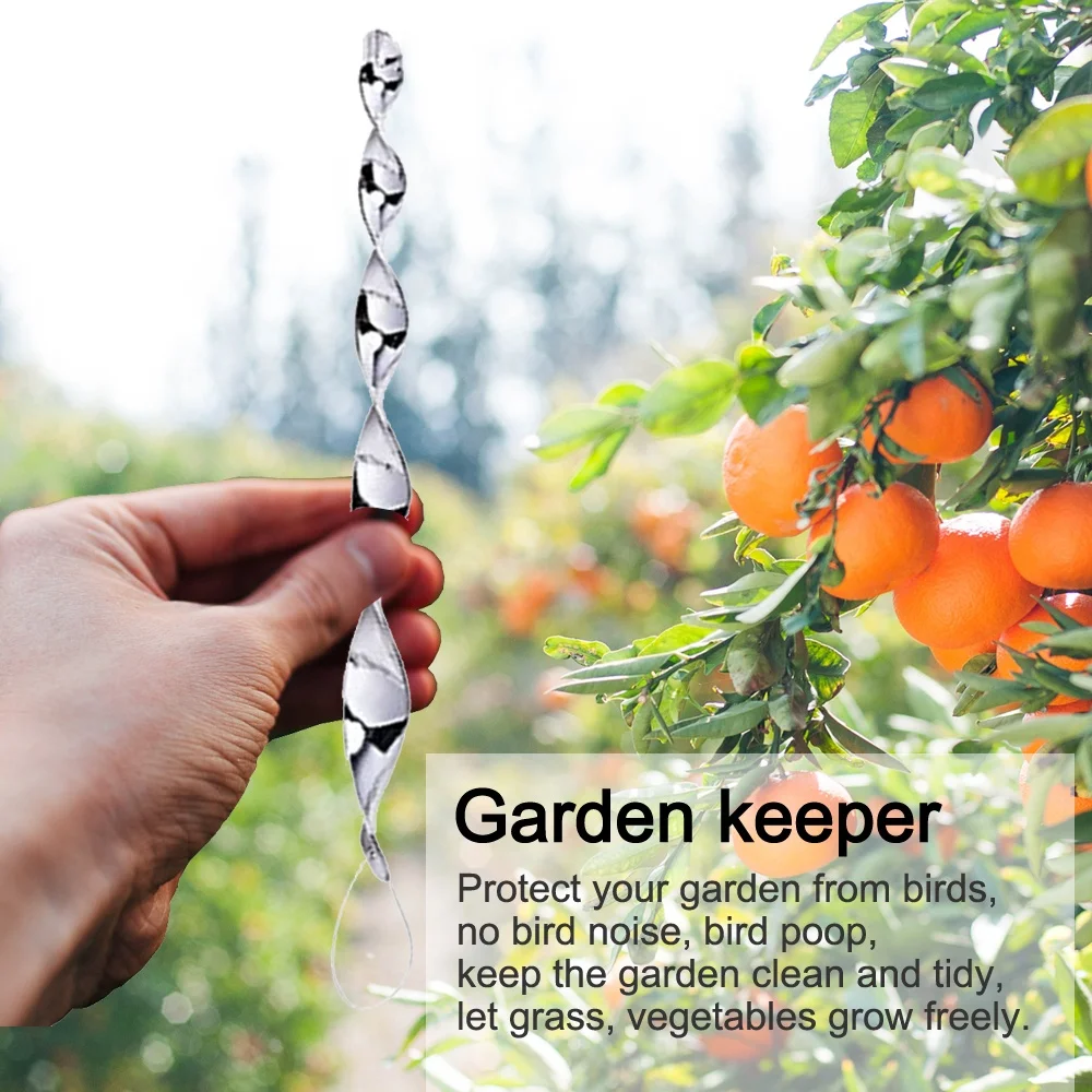 Effective Bird Repellent - 12 Inch Rotating Rod Deterrent