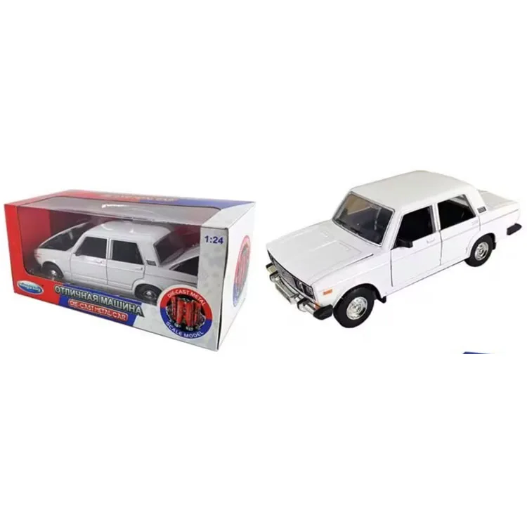 1:24 Scale Metal Pull Back Light And Sound Car Toy Alloy Lada Car 32 ...