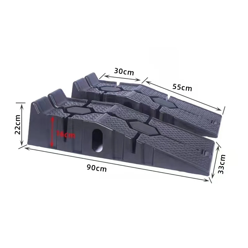 Automotive Rubber Car Repair Ramp Low Auto Vehicle Tall Car Lift Ramp ...