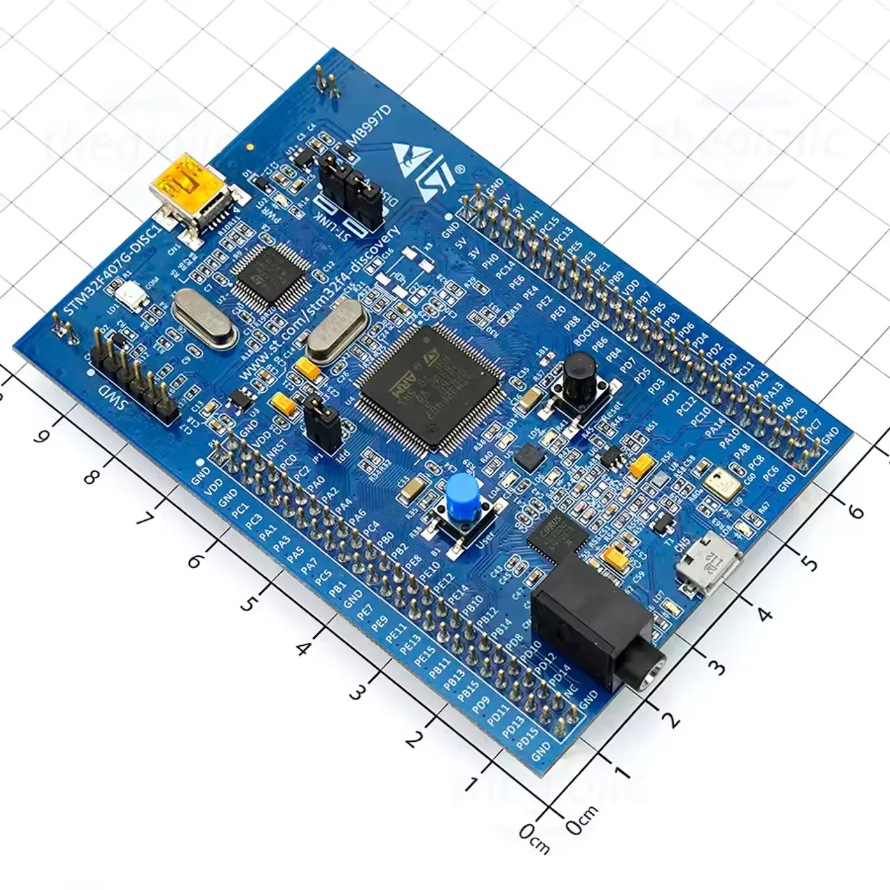 ST STM32F407VG MCU STM32F407G-DISC1 STM32F4DISCOVERY microcontroller ...