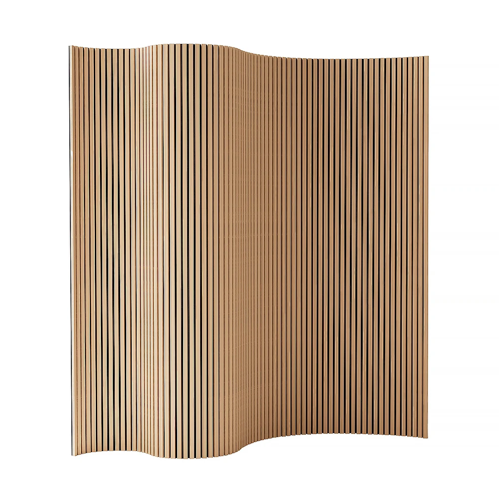3D Wood Veneer MDF Wave Board - Flexible Acoustic Wall Decor