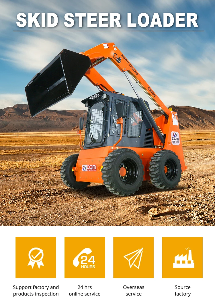 Mini Skid Steer Loader Wheel Loader With Epa Engine For Sale - Buy Hot ...