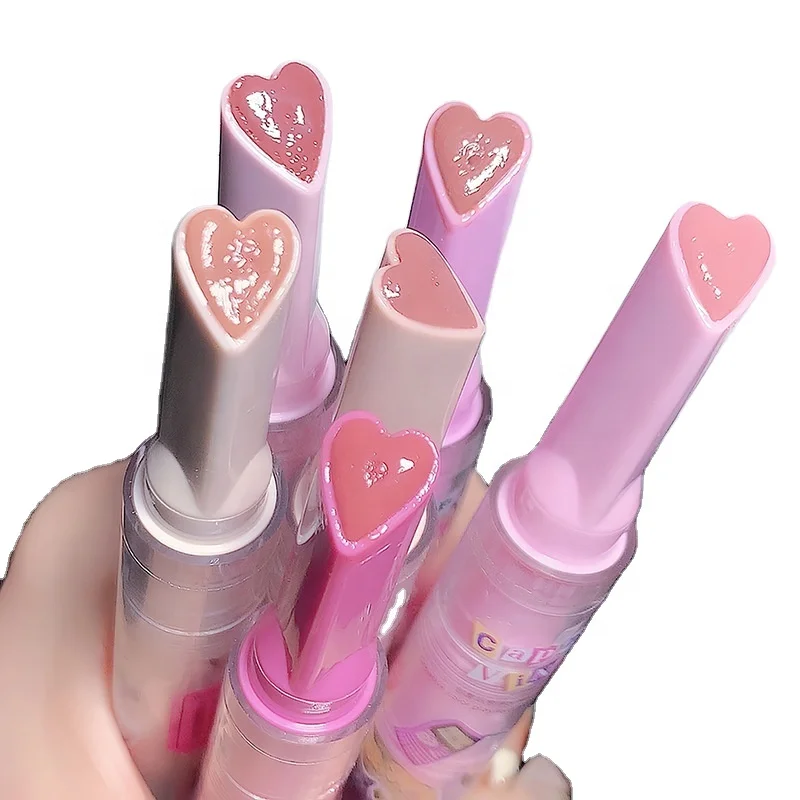 Korean Heart Lipstick - Moisturizing, Long-Lasting Lip Gloss