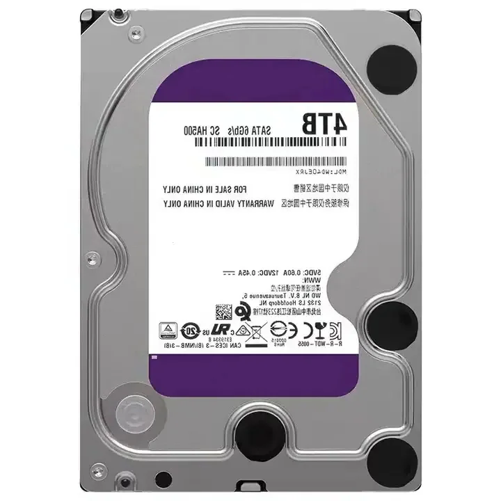 Second Hand 3.5 Inch Purple Hard Disk 1TB 2TB 4TB 6TB 8TB 10TB 12TB ...