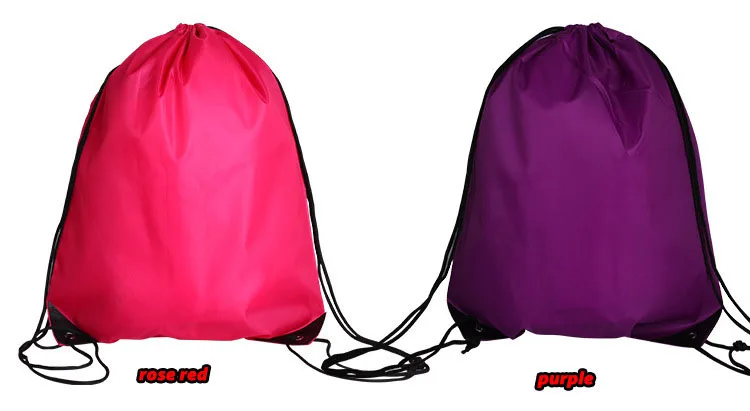 High Quality 210D Polyester Drawstring Bag/ Promotional Drawstring ...
