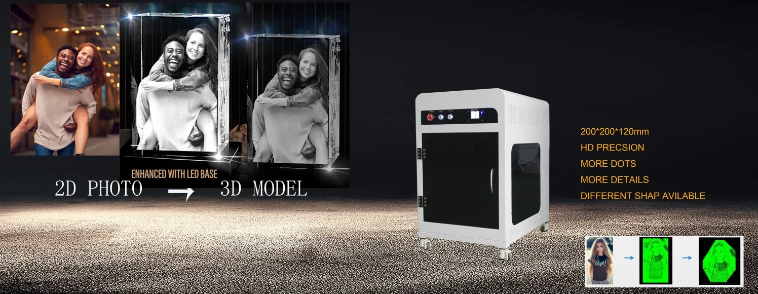 Techkey 3D Laser Crystal Engraving Machine - High Accuracy