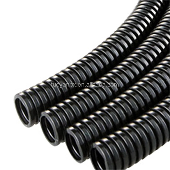 Flexible Plastic Cable sleeve Corrugated pipe Convoluted plastic ...
