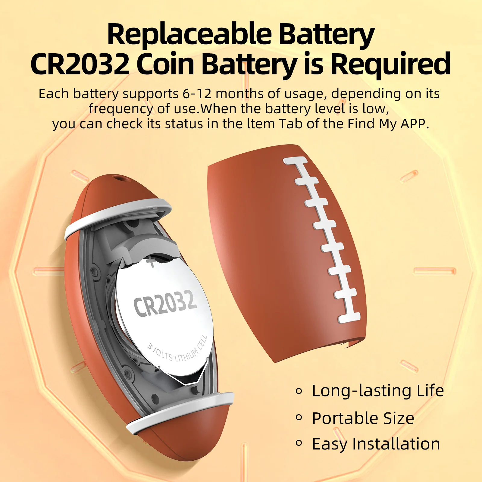 Find My Smart Tag Rugby Tracking Device Key Finder Locator with Sound ...