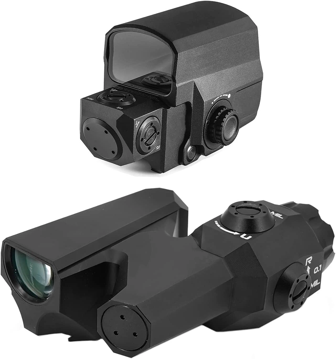 6X Reticle Dual-Changed View Optics Scopes Magnifier & Red Dot Sight 8 ...