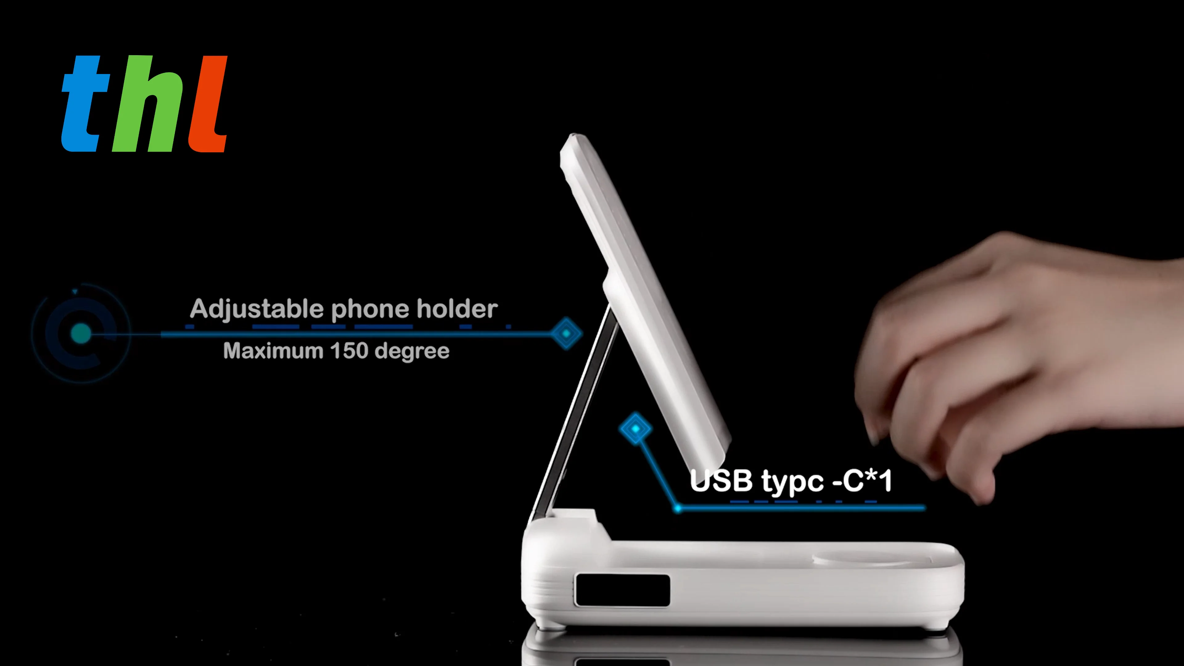 Multifunction Foldable 3 In 1 Wireless Charging Phone Stand Power Bank ...