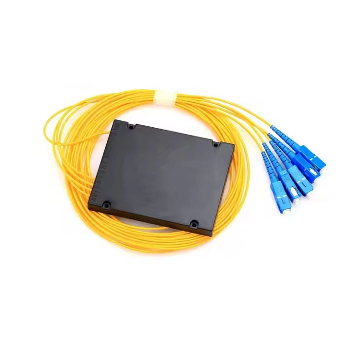 Single-Mode Fiber Optic Splitter PLC for FTTH/PON Low Loss 1x2 1x4 1x8 ...