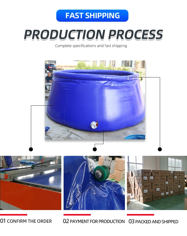 Custom Foldable Flexible Onion Head Shape PVC Water Storage Bladder ...