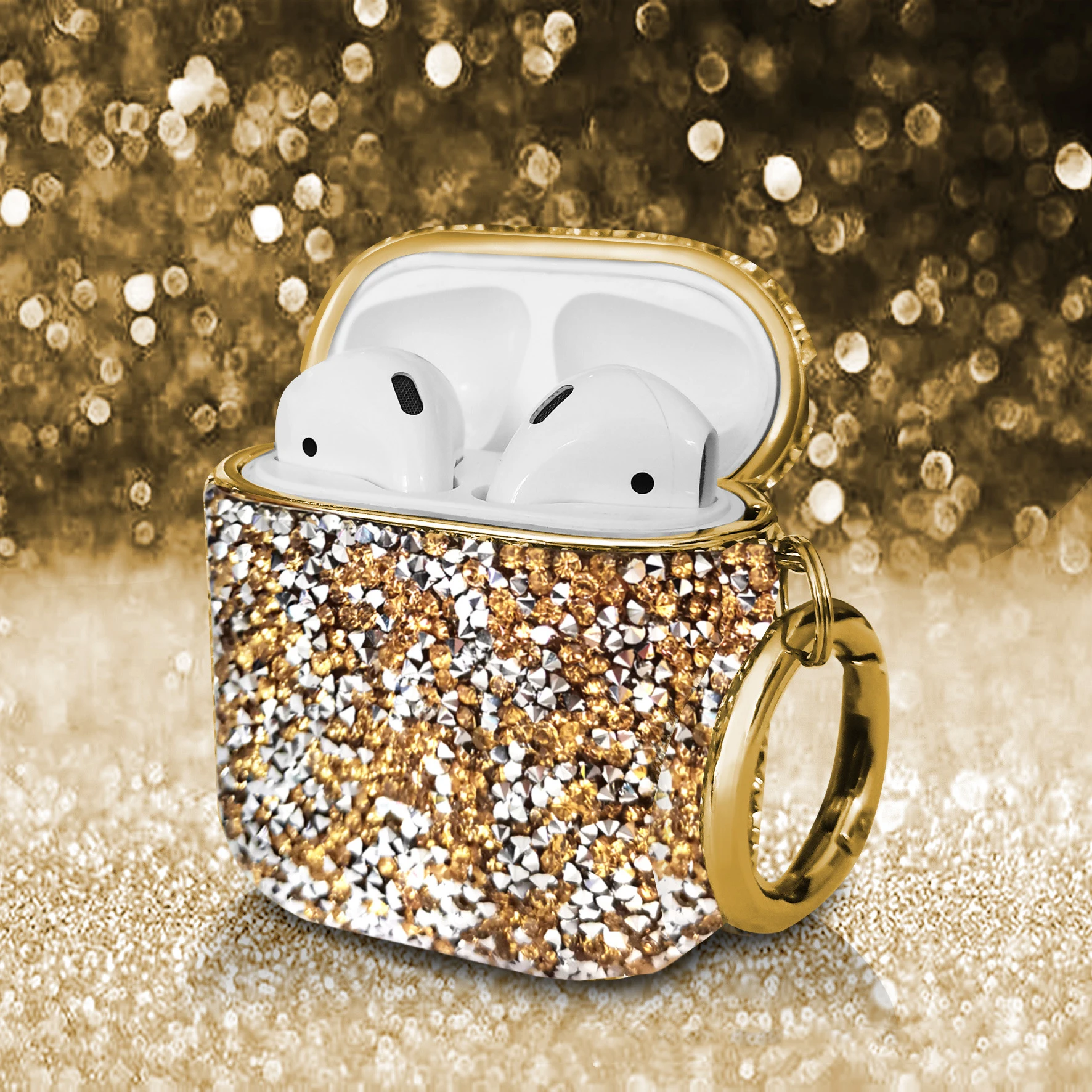New Designers Women Girl For Apple Airpods Case Luxury Rhinestone ...