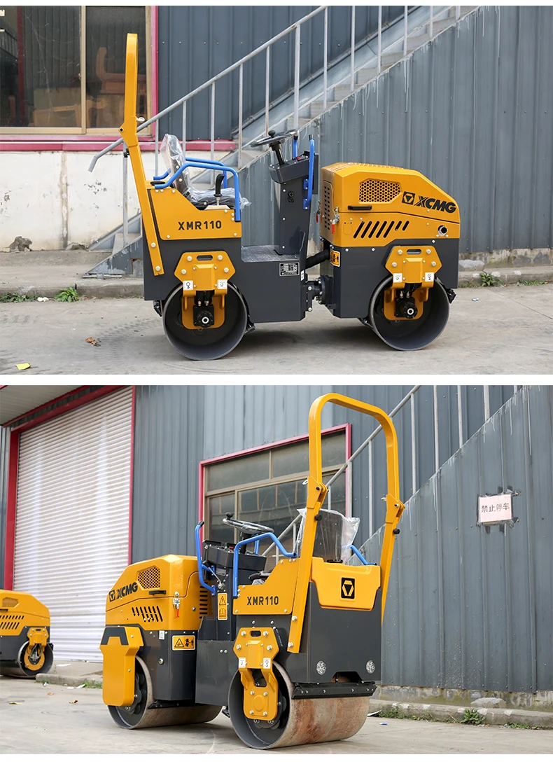 XMR110 Mini Vibratory Double Drum Roller - 30KN Pressure