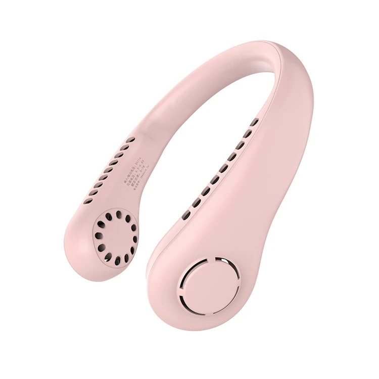 2023 Usb Wearable Cooling Mini Personal Hung Band Necklace Rechargeable Bladeless Hanging ...