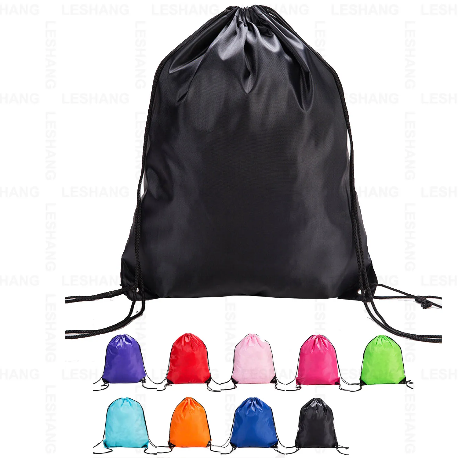 New Reusable Tropical Waterproof String Gym Bags Custom Printed Logo ...