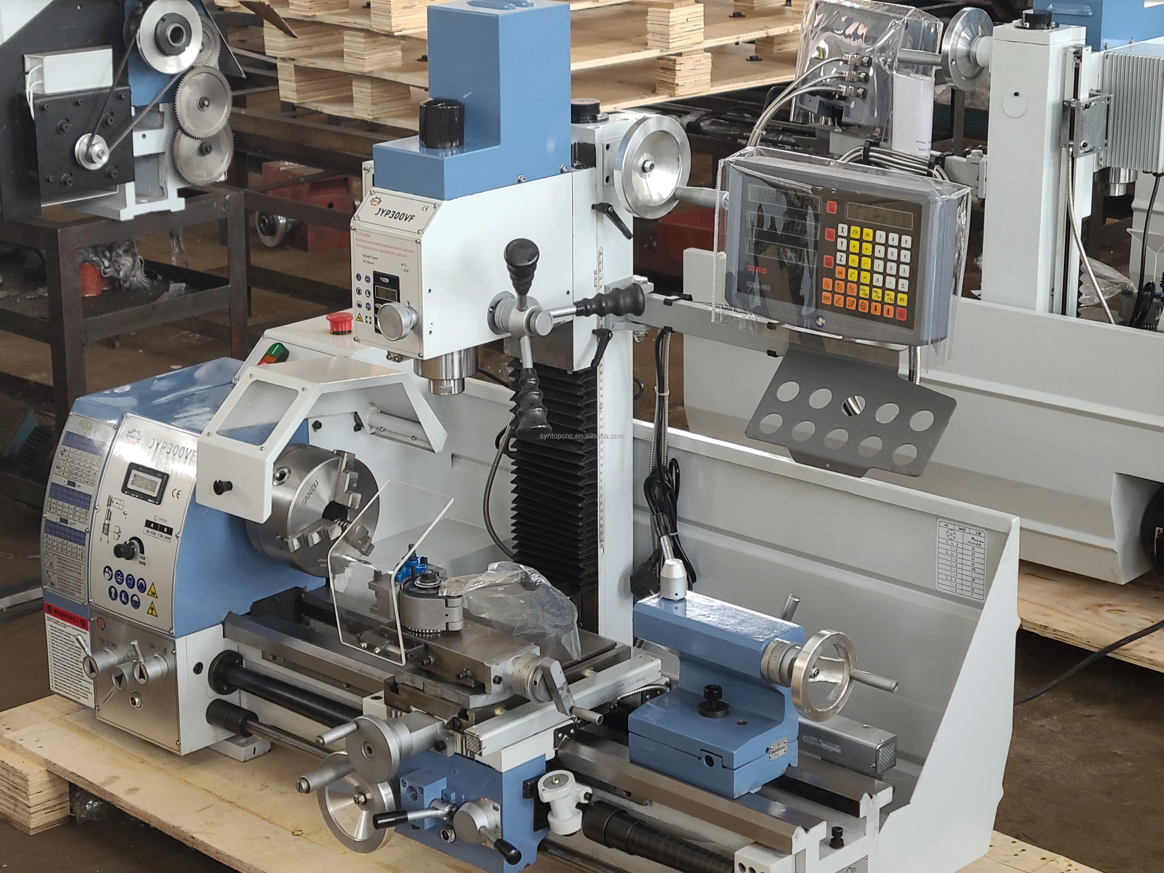 JYP300VF 3 in 1 Lathe Mill Combo Machine - Versatile & Durable