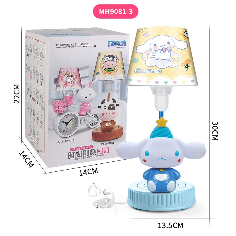 San-rio Kuromi Mymelody Cinnamoroll Desktop Lamp Students Learn Eye Protection Lamp Children's ...