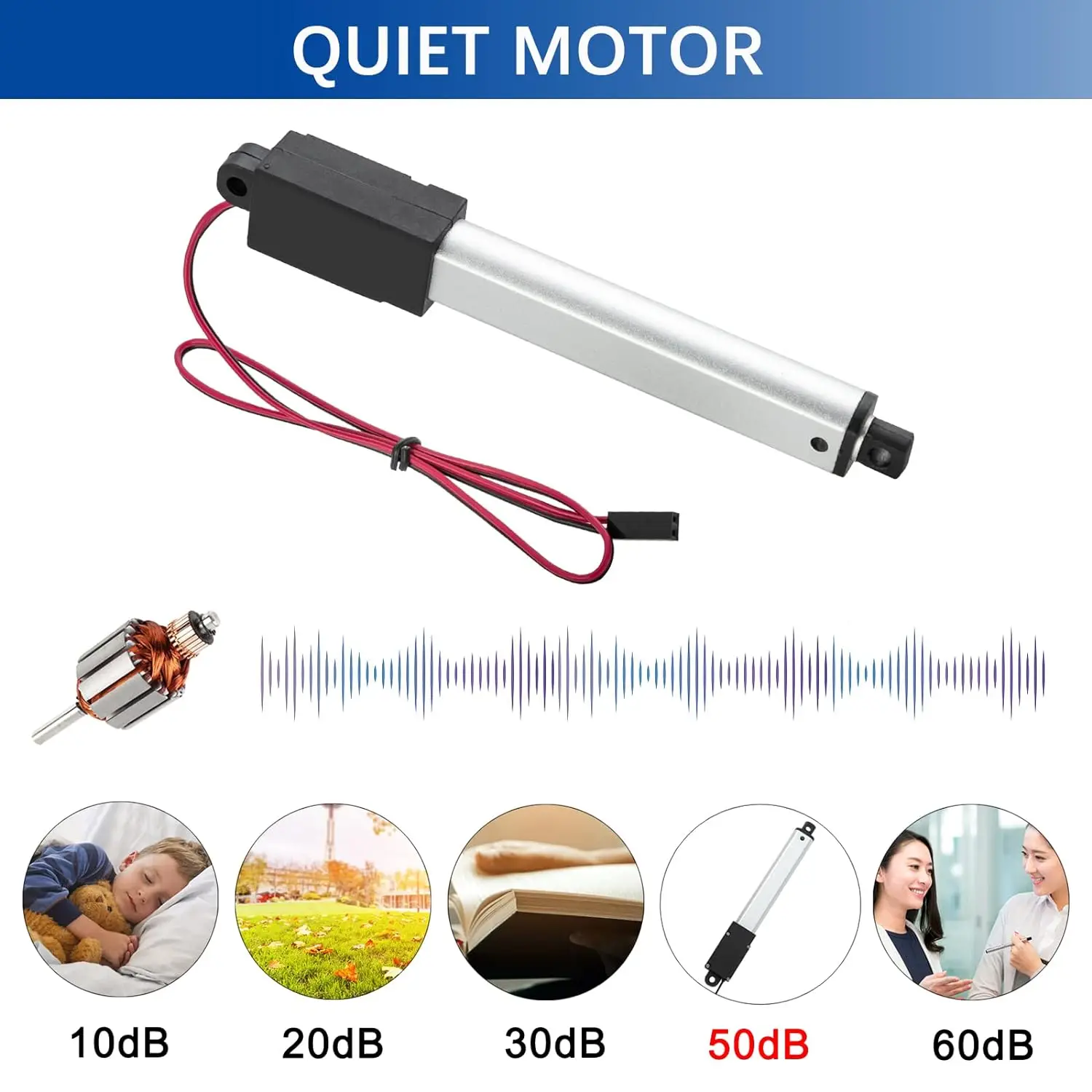 Tiny Telescopic Linear Electric Actuator Custom Stroke Micro Electric ...