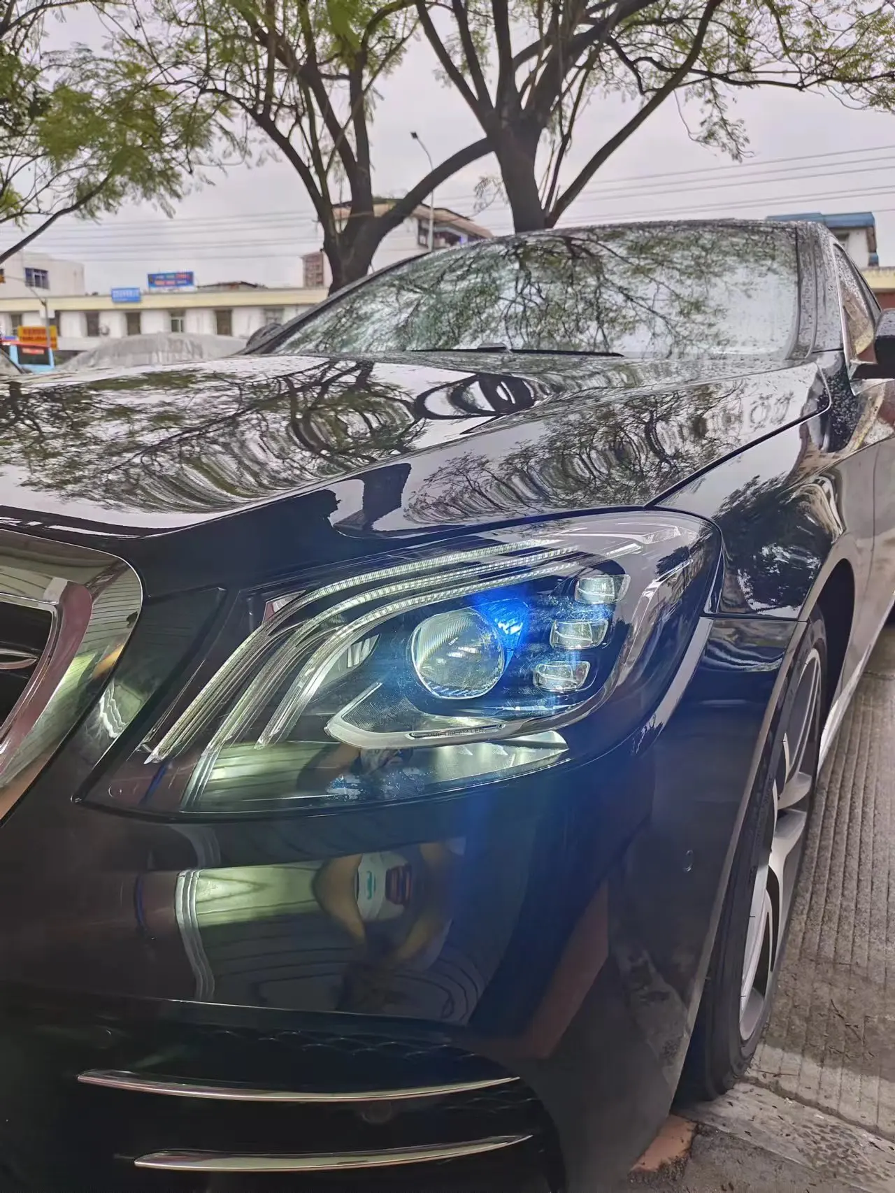 Formercedes-benz S-class W222 Geometric Multi-beam Headlights 2014-2023 ...