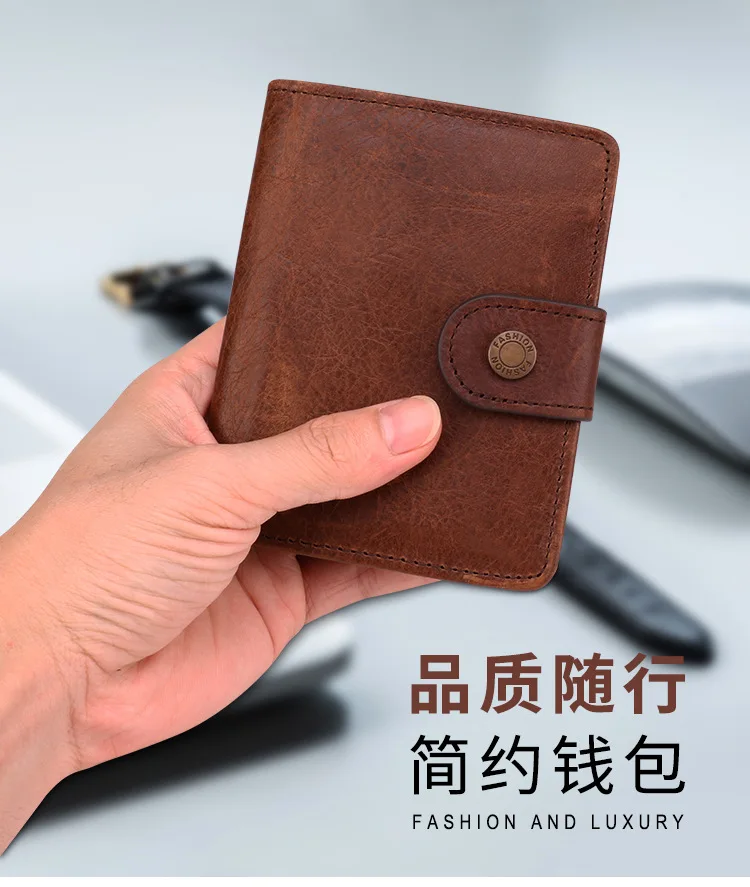 Guangzhou Factory Custom Luxury Trifold Wallets for Men