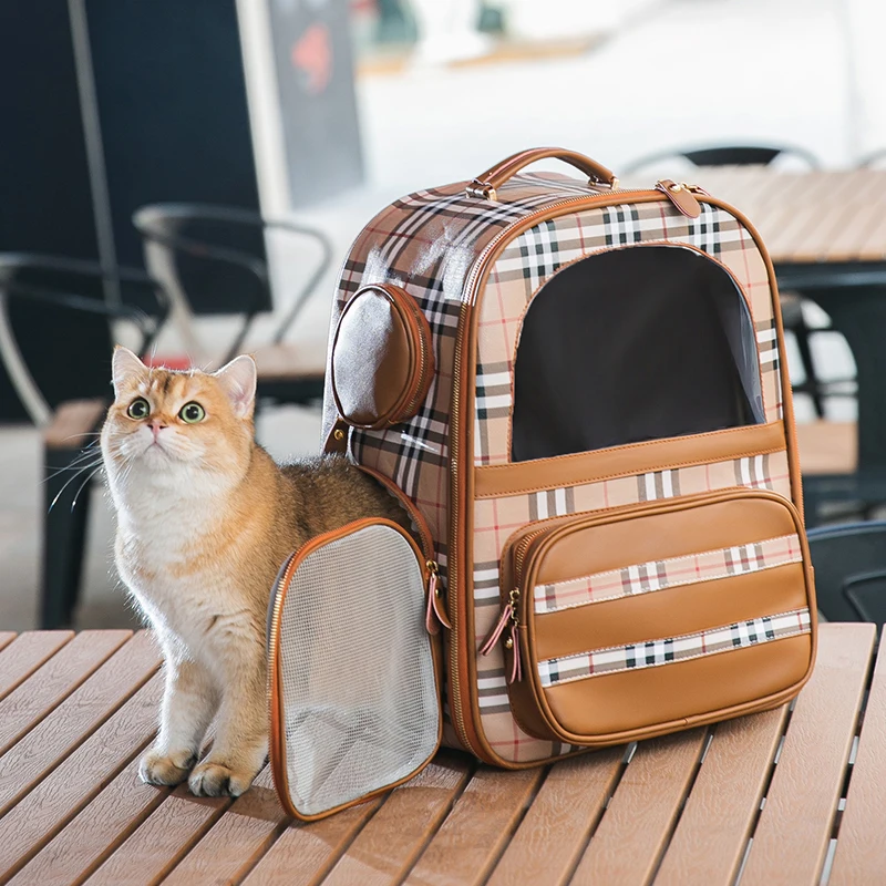 Cat Bag Portable Backpack For Going Out Cat Bag With Large Capacity ...
