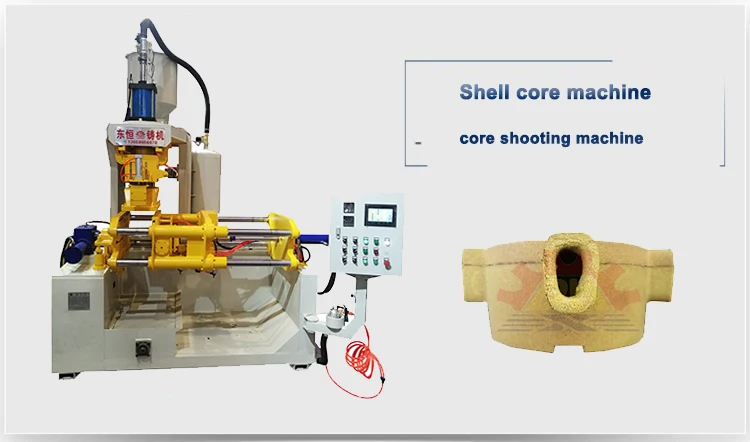 2015 Hot Model Hot Box Shell Core Shooter / Sand Core Making Machine ...